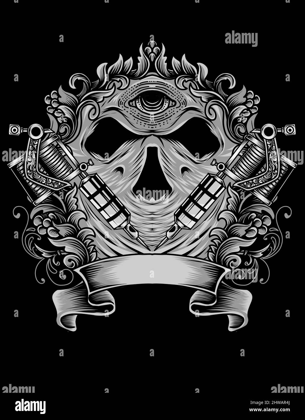 illustration vector tattoo studio logo Stock Vector Image & Art - Alamy