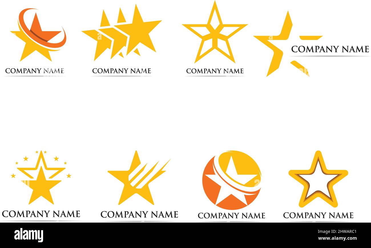 Star logo and symbol icon Template Stock Vector Image & Art - Alamy