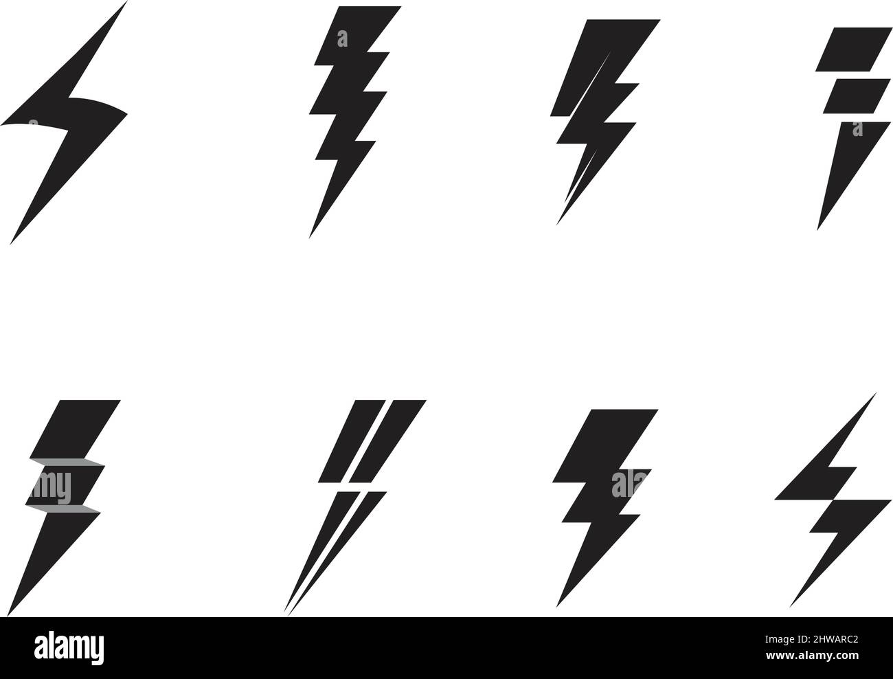 Thunderbolt logo and symbol vector Stock Vector Image & Art - Alamy