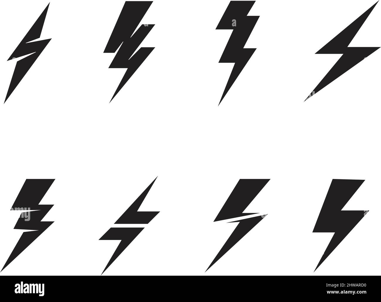 Thunderbolt logo and symbol vector Stock Vector Image & Art - Alamy