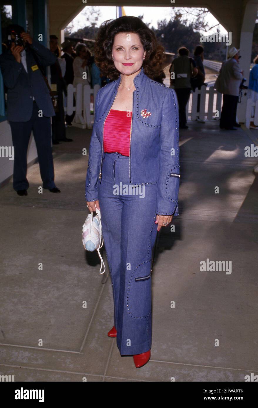 Debra Paget August 1987 Credit: Ralph Dominguez/MediaPunch Stock Photo ...