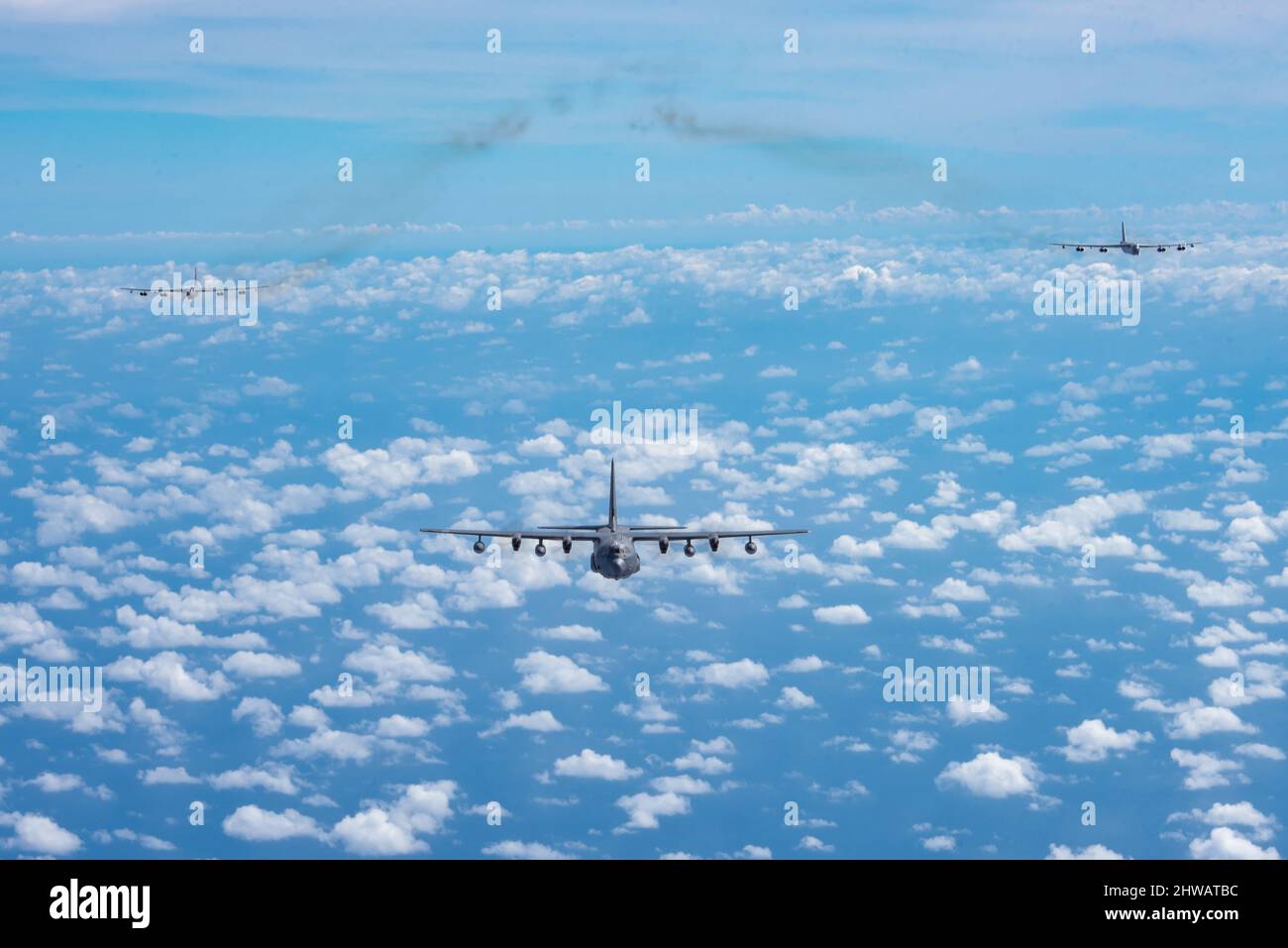 SOUTH CHINA SEA (Feb. 12, 2022) An MC-130J Air Commando II assigned to ...