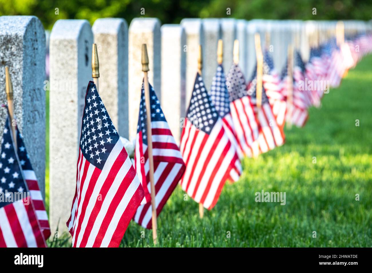 Tombstones and Graves at the Tahoma National Cemetery in Kent ...