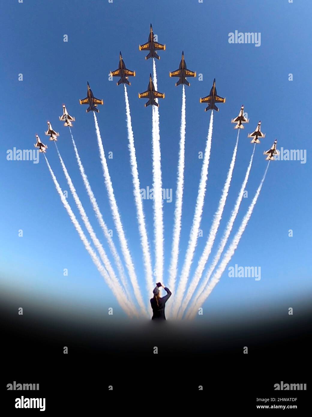 The United States Air Force Air Demonstration Squadron "Thunderbirds ...