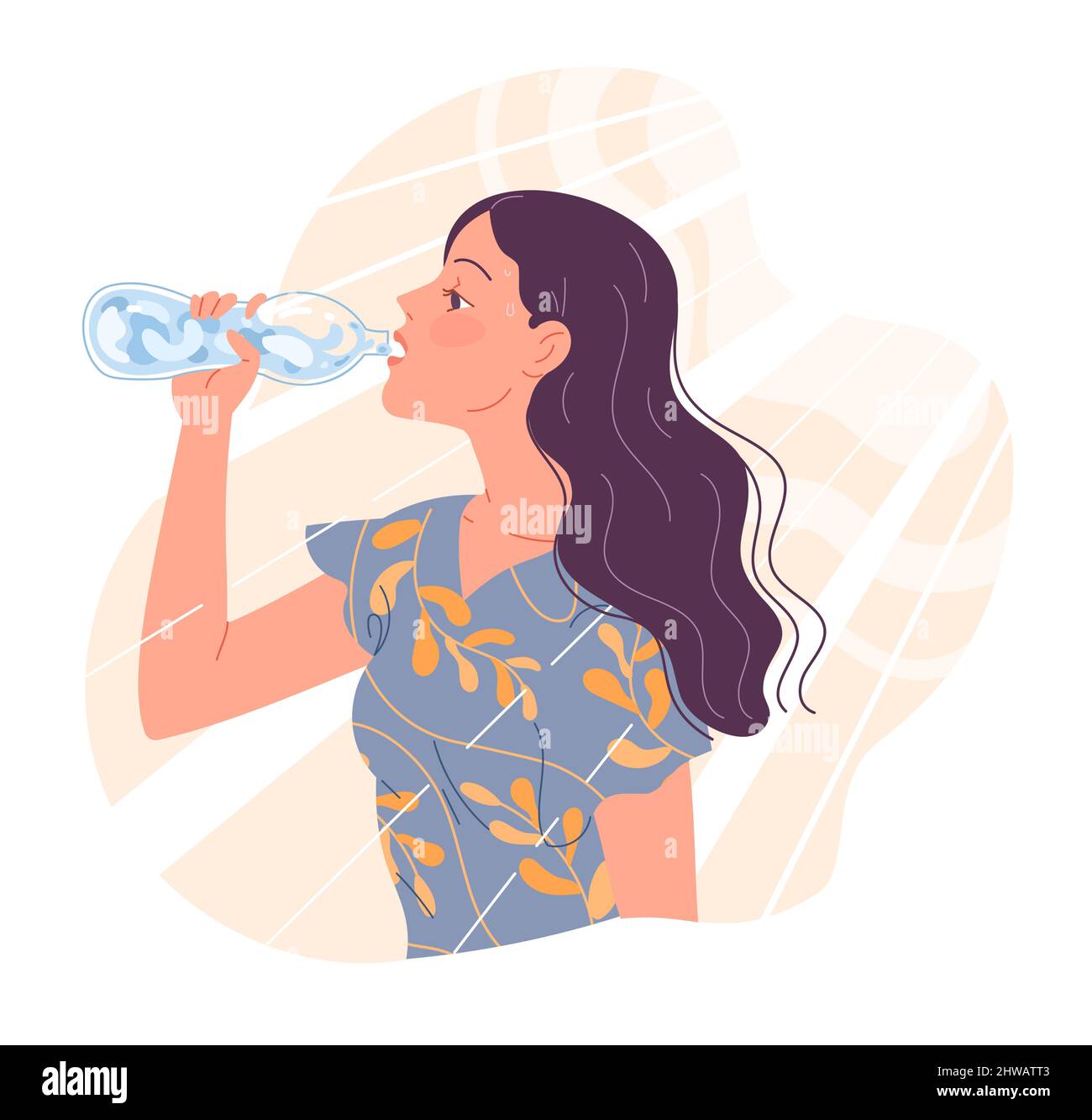 Quench your thirst Stock Vector Images - Alamy
