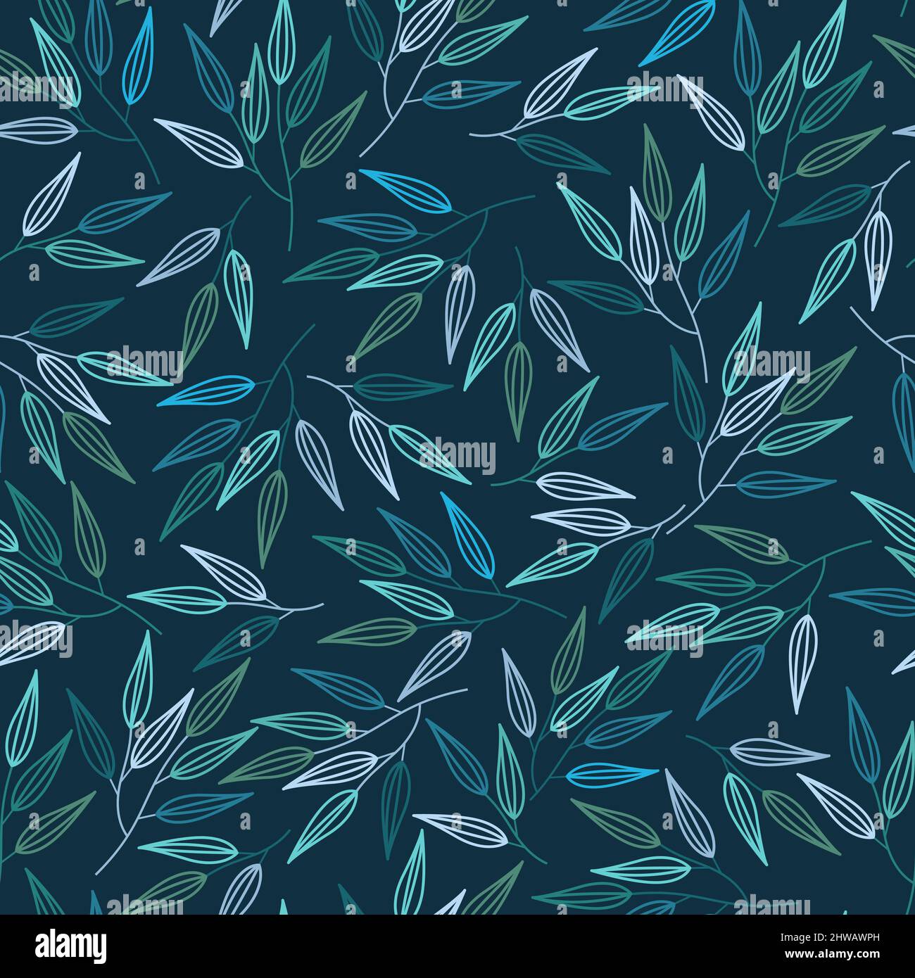 Ornamental trendy beautiful floral vector seamless ditsy pattern design ...