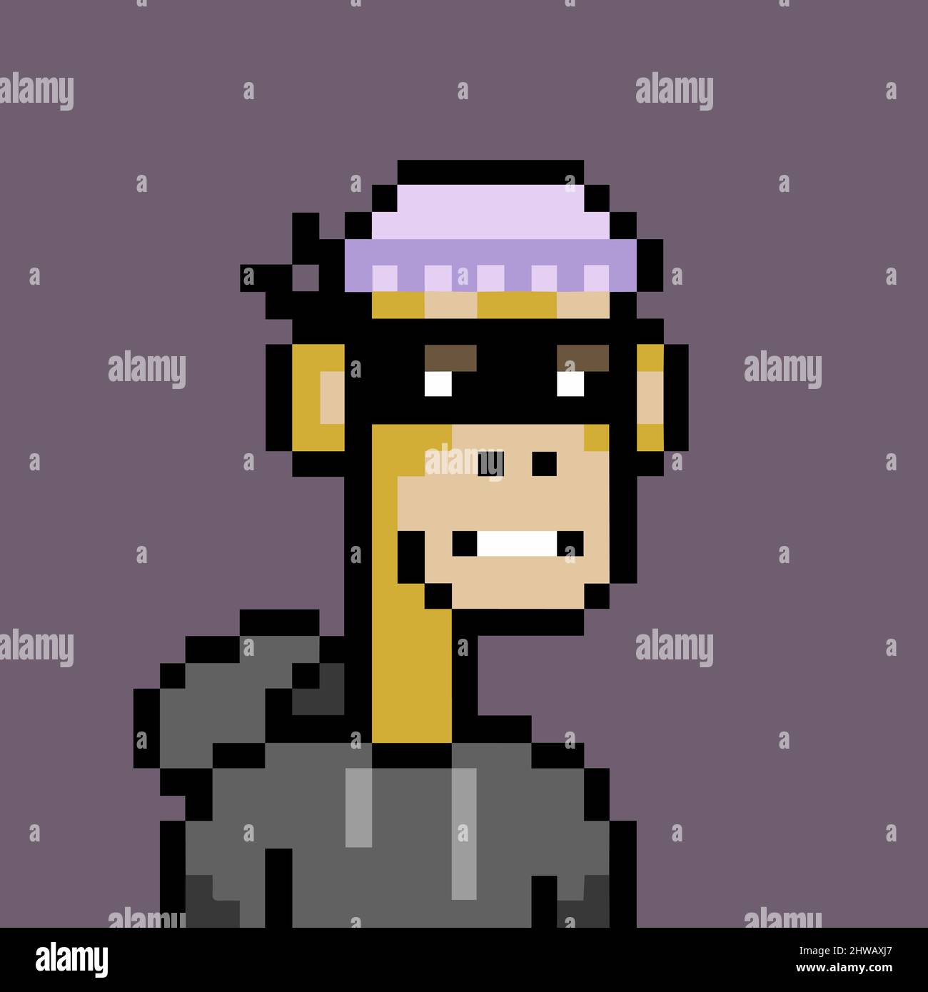 Non fungible token bored ape Stock Vector Images - Alamy