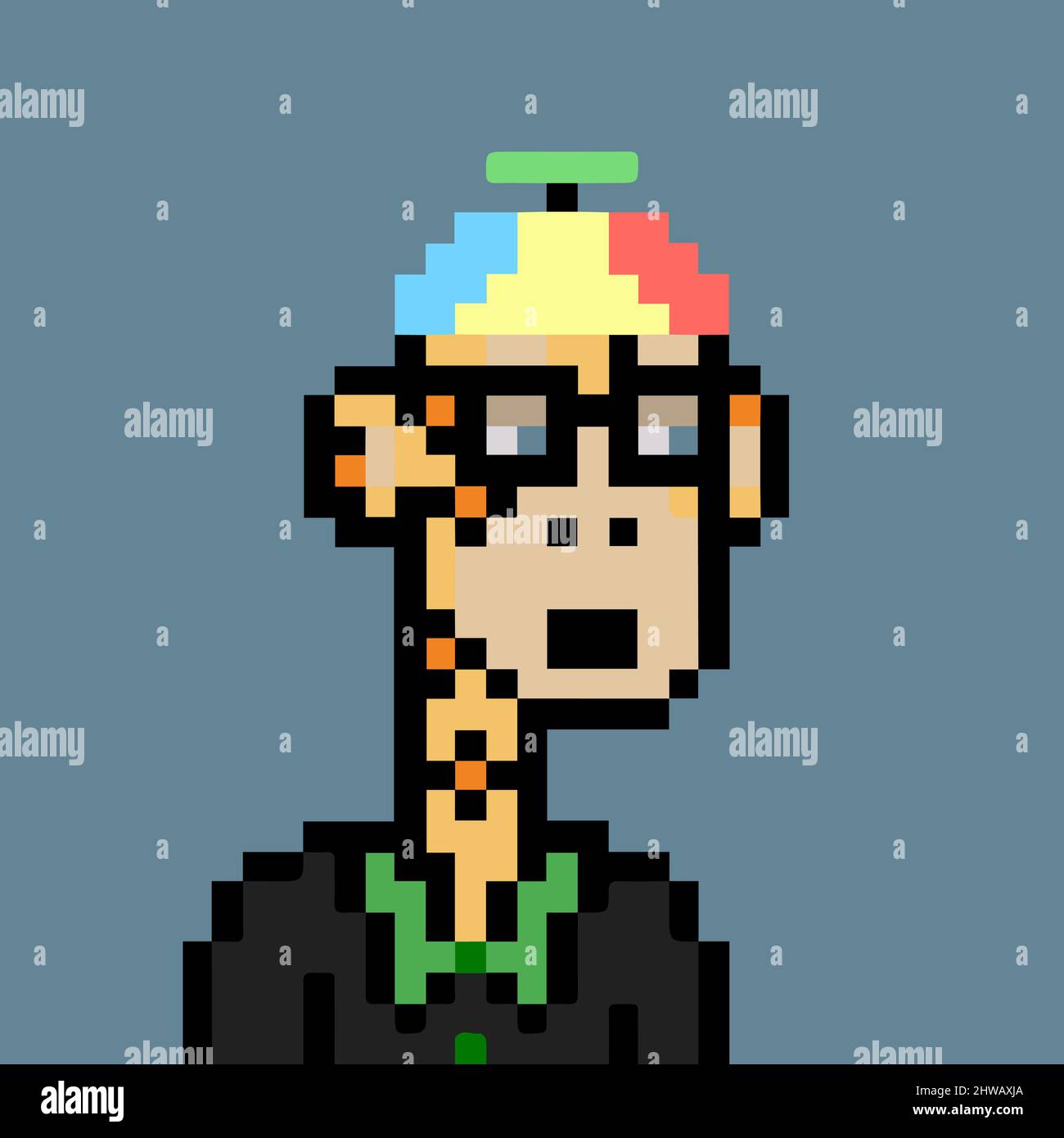 Non fungible token bored ape Stock Vector Images - Alamy