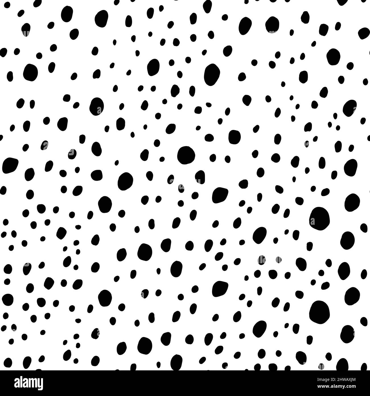 Abstract modern dalmatian fur seamless pattern. Animals trendy ...