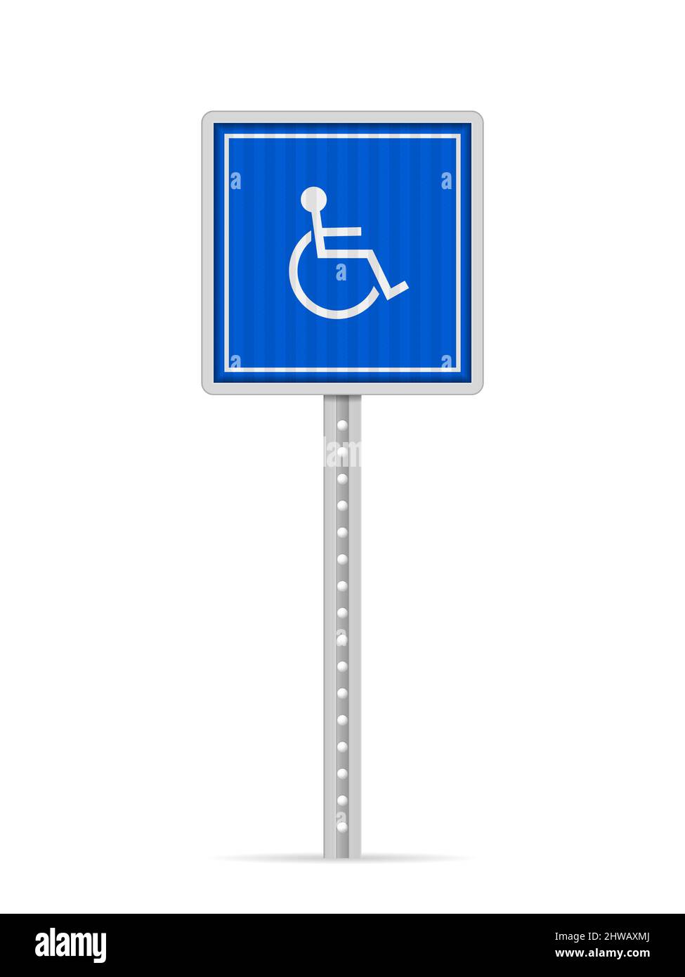 Invalid road sign on a white background. Vector illustration Stock ...