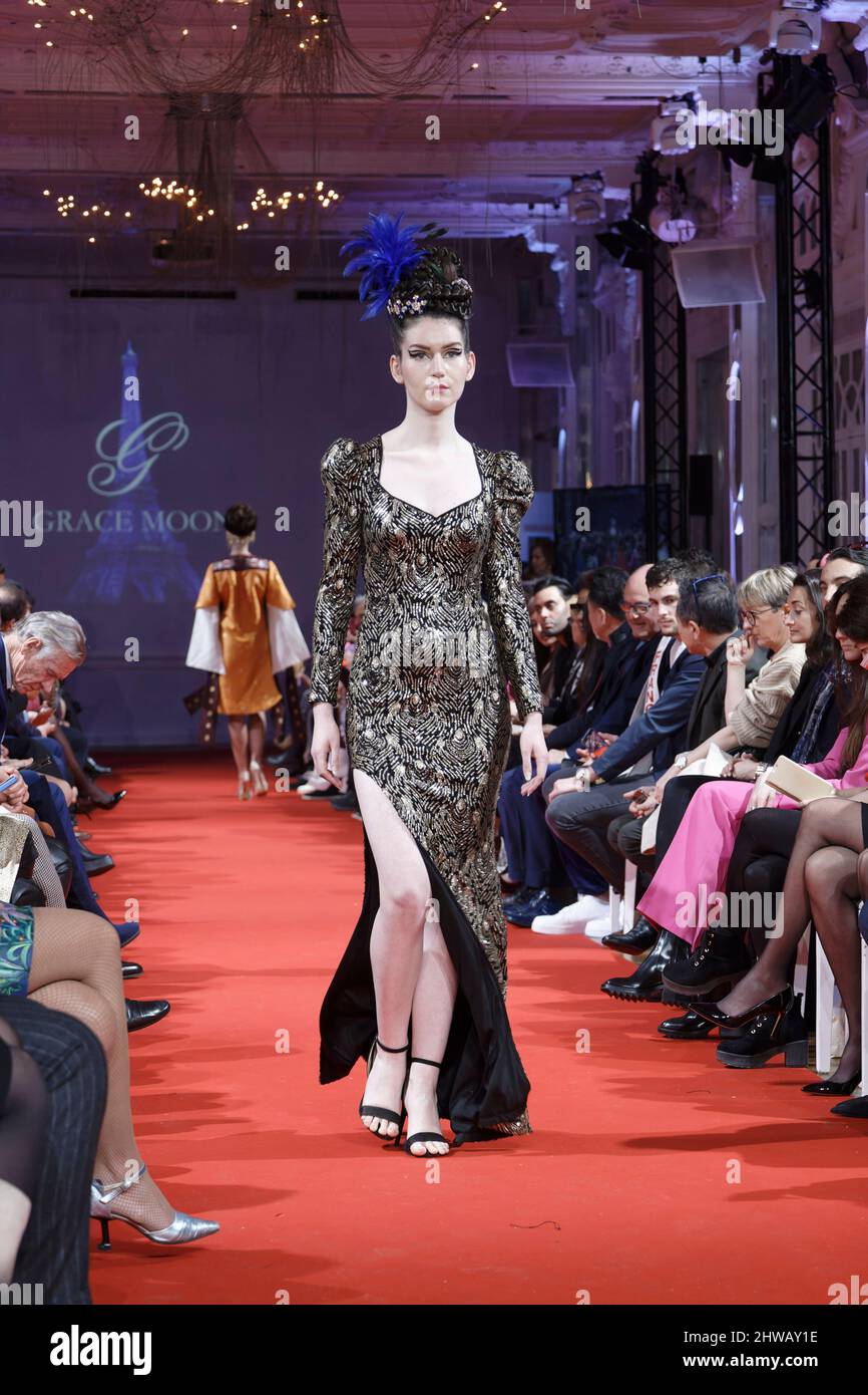 Paris, France. 03rd Mar, 2022. A model walks the runway during “Fly to ...