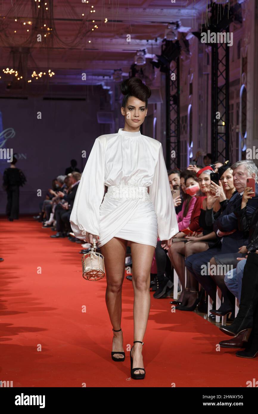 Paris, France. 03rd Mar, 2022. A model walks the runway during “Fly to ...