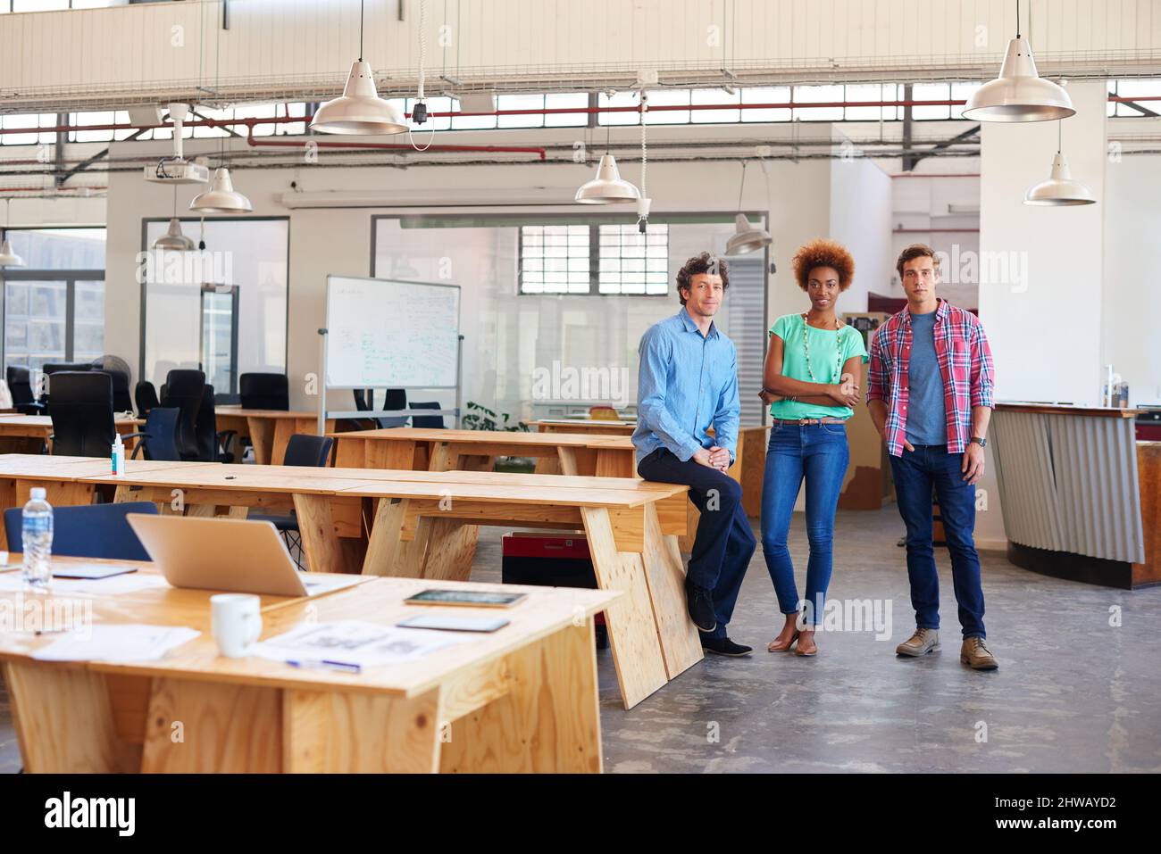 The number one team in the game. Full length shot of businesspeople ...