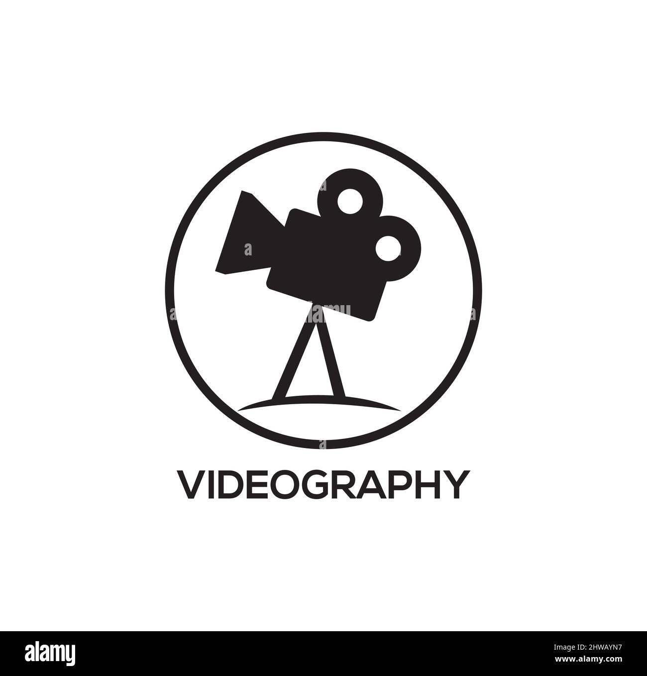 Videography logo design illustration vector eps format , suitable for ...