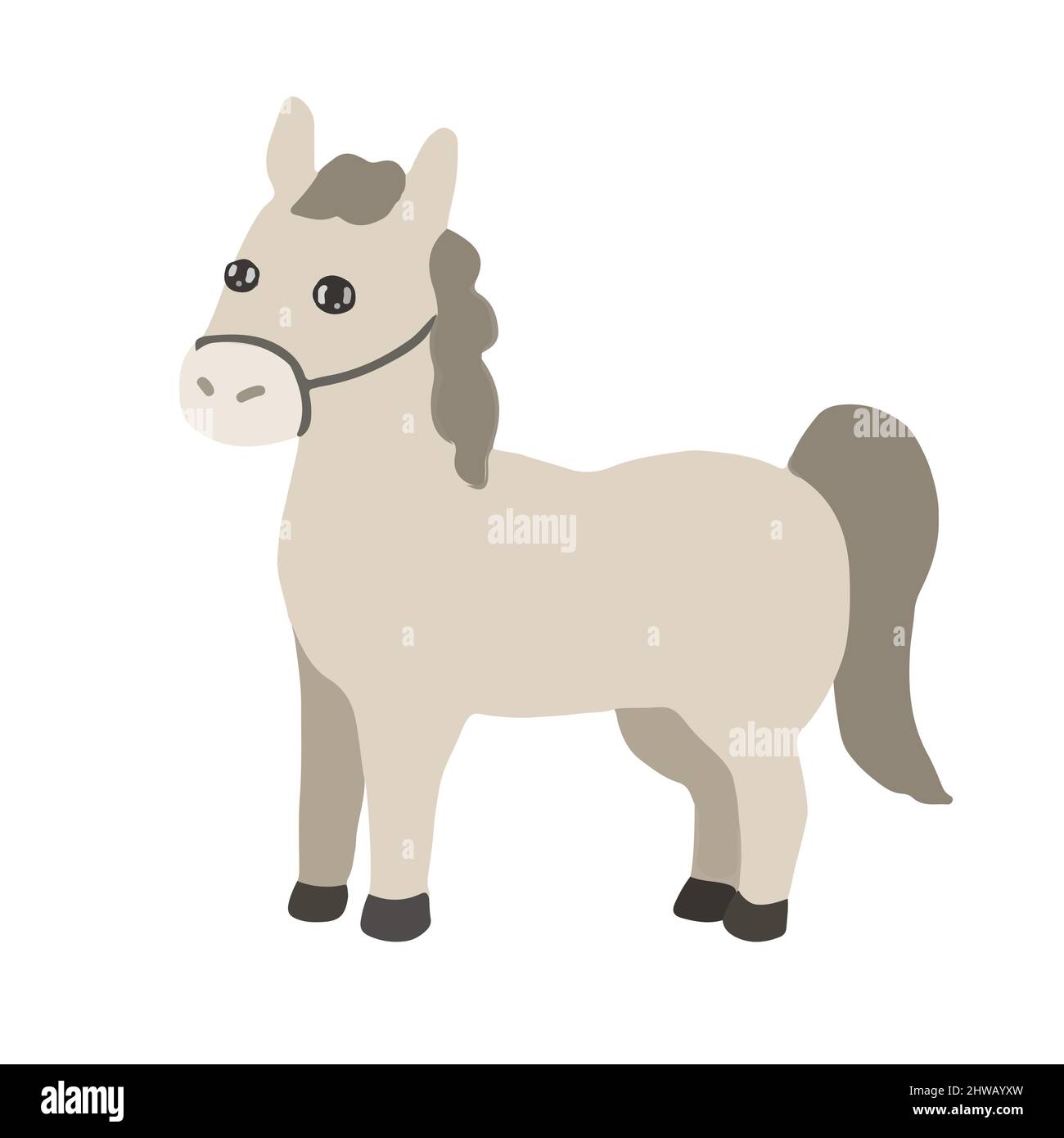 Cartoon horse bridle hi-res stock photography and images - Alamy