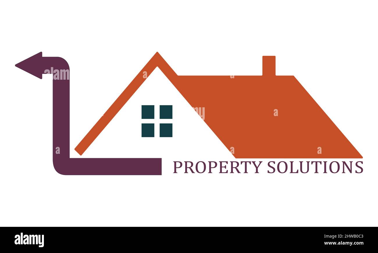 Real Estate home building construction company logo design orange and ...