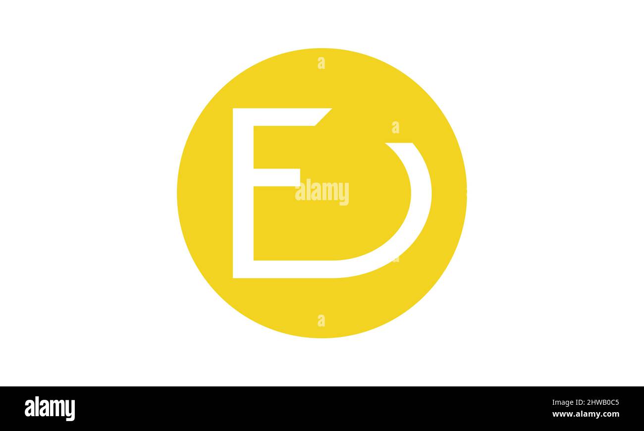 Df letter logo design Cut Out Stock Images & Pictures - Alamy