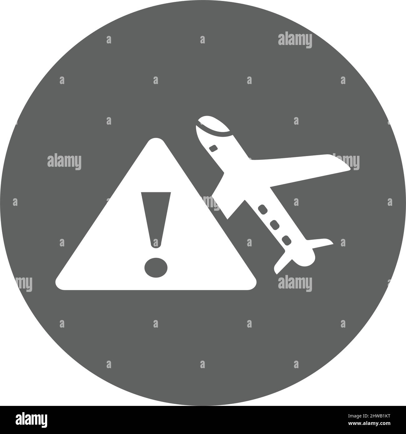 Avoid, Flight ban icon. Beautiful design and fully editable vector for ...