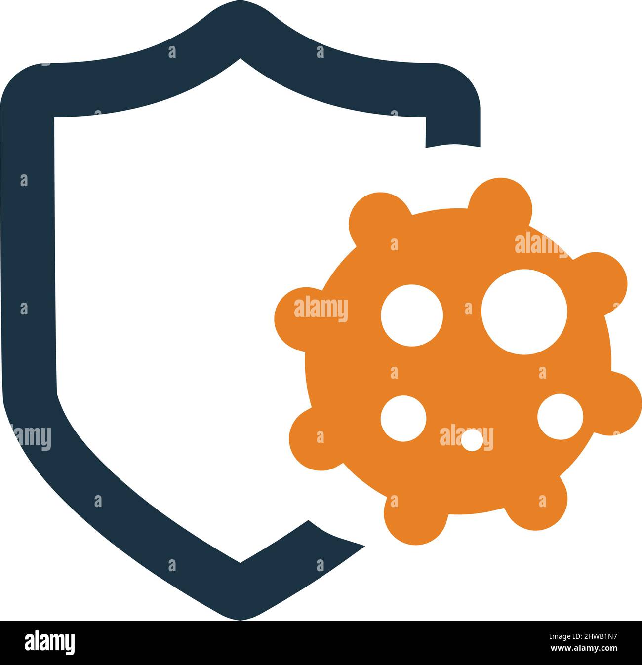 Bacteria, shield, coronavirus icon. Beautiful design and fully editable ...
