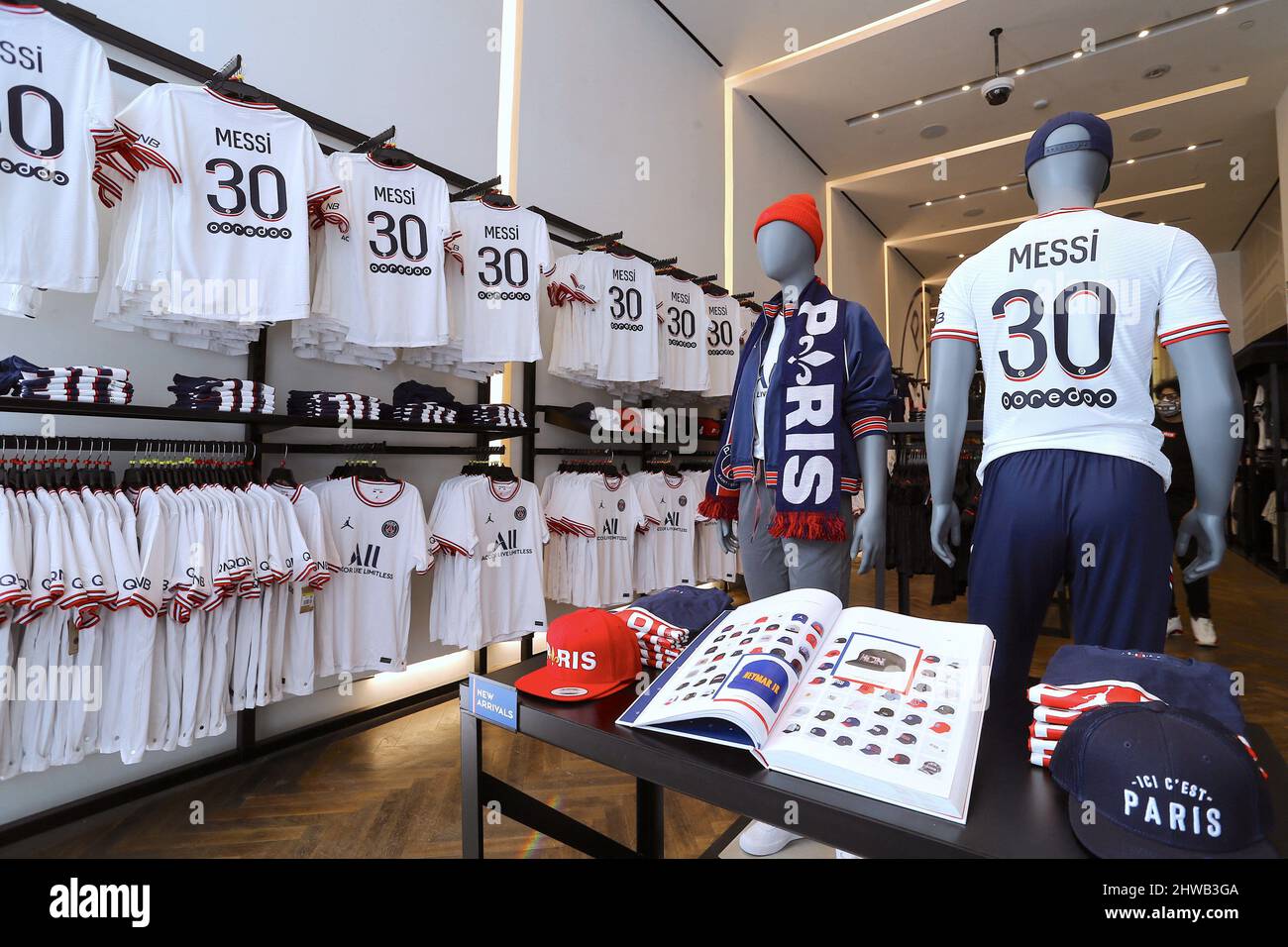 New York, USA. 04th Mar, 2022. Paris Saint-Germain new store is now ...