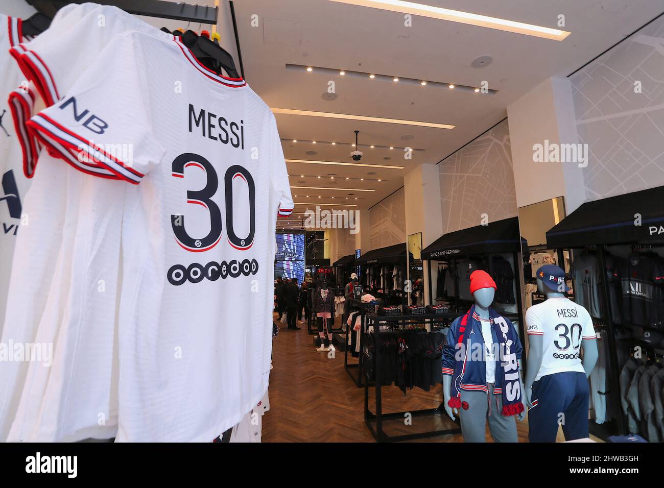 New York, USA. 04th Mar, 2022. Paris Saint-Germain new store is now ...