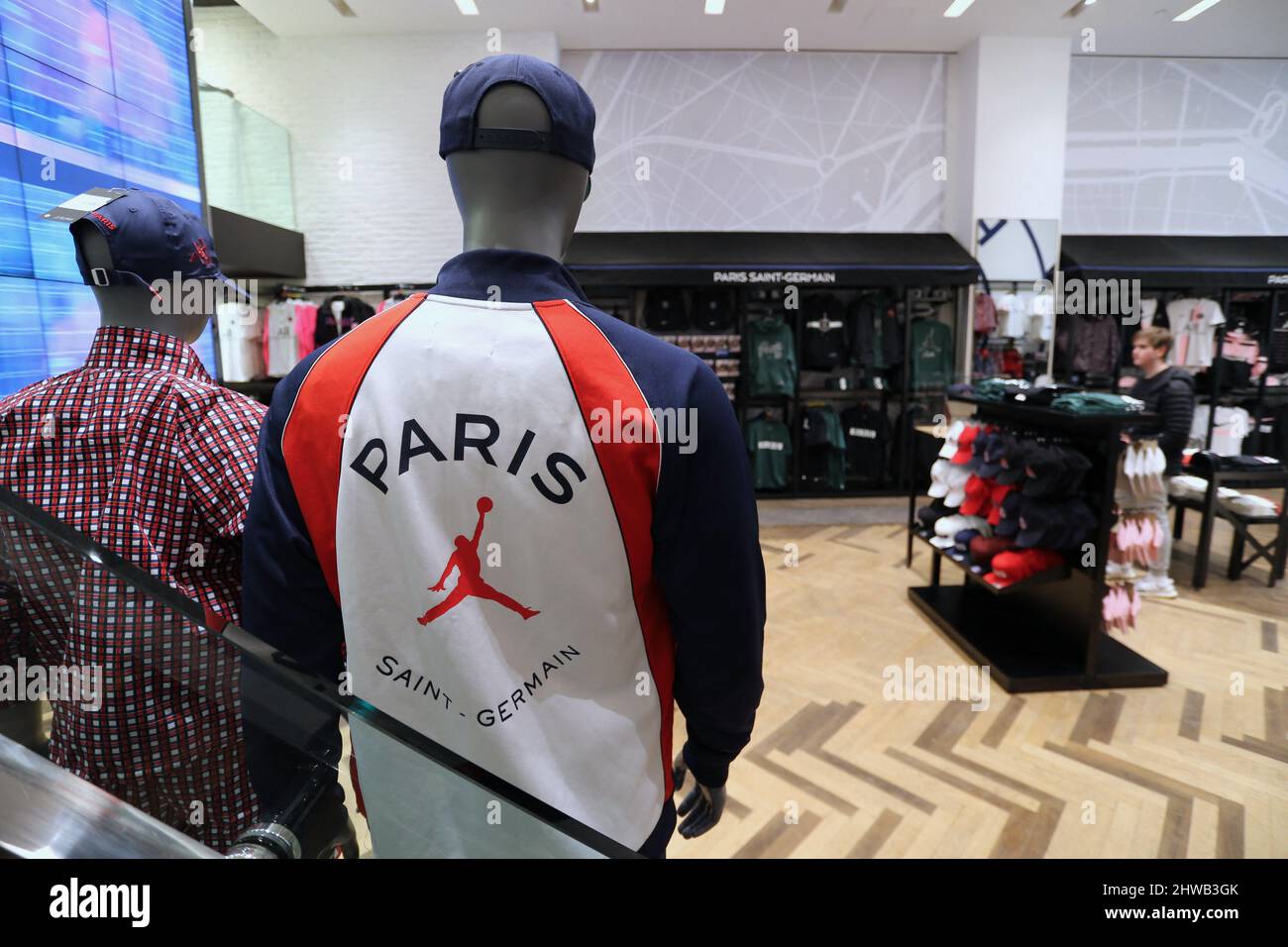New York, USA. 04th Mar, 2022. Paris Saint-Germain new store is now ...