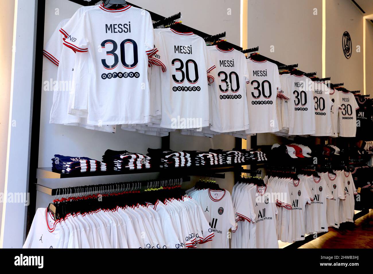 New York, USA. 04th Mar, 2022. Paris Saint-Germain new store is now ...
