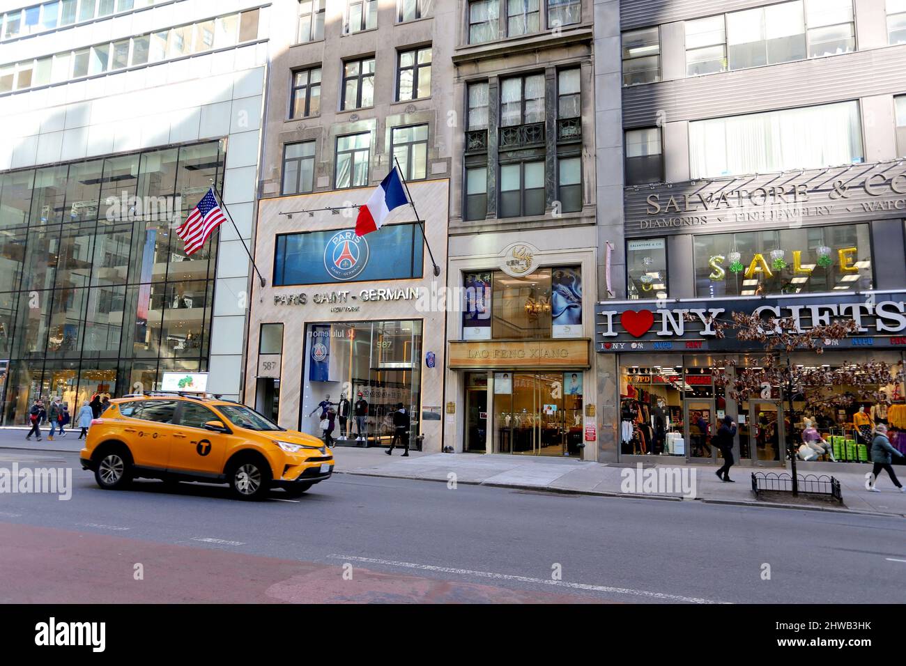 New York, USA. 04th Mar, 2022. Paris Saint-Germain new store is now ...