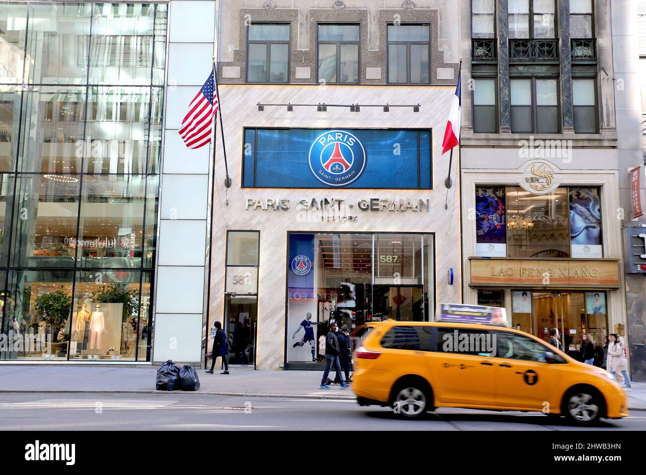 New York, USA. 04th Mar, 2022. Paris Saint-Germain new store is now ...
