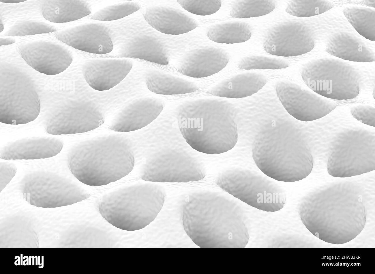 Healthy tooth surface (dentine) - isometric view 3d illustration Stock ...