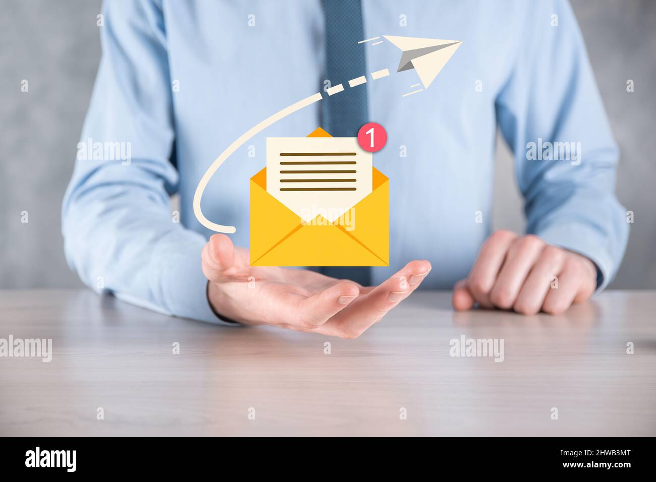 Email and user icon,sign,symbol marketing or newsletter concept ...