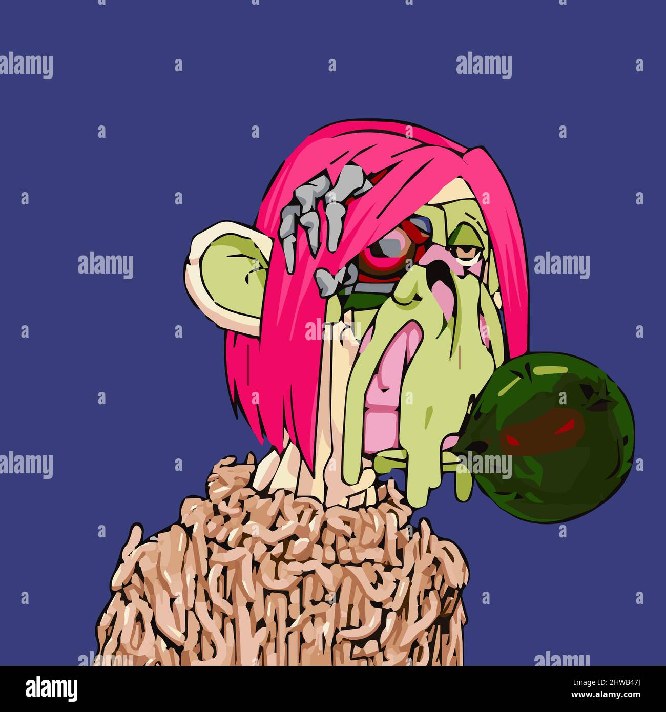 Mutant ape yacht club hi-res stock photography and images - Alamy