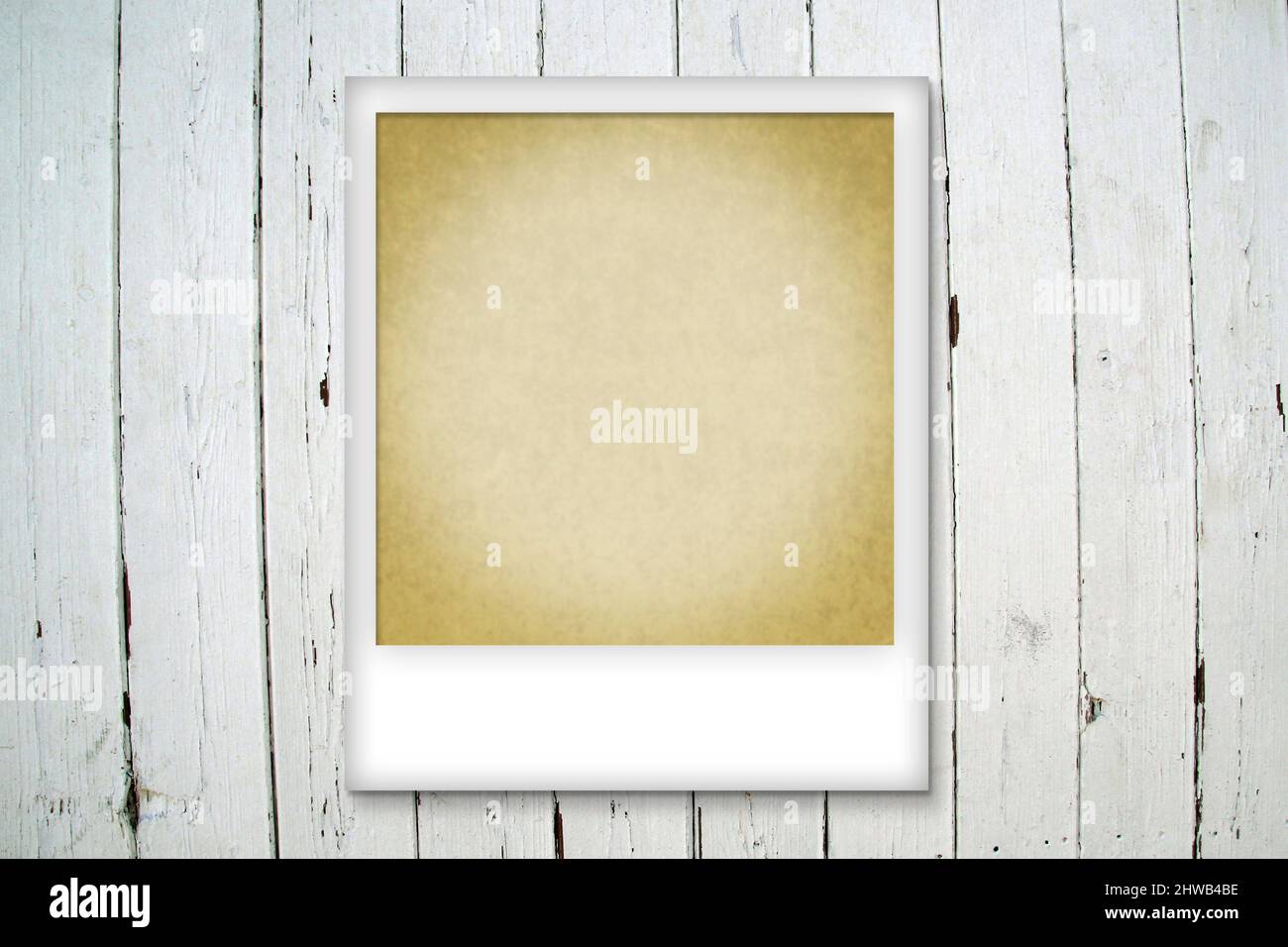 Set of classic blank Polaroids Stock Photo - Alamy