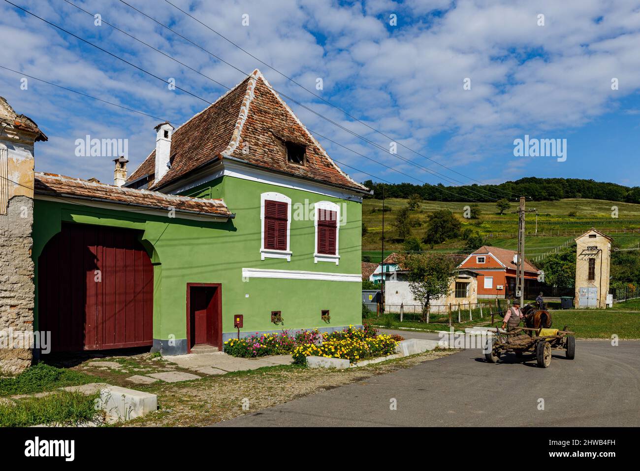 The old saxon village of Biertan in Romania Stock Photo - Alamy
