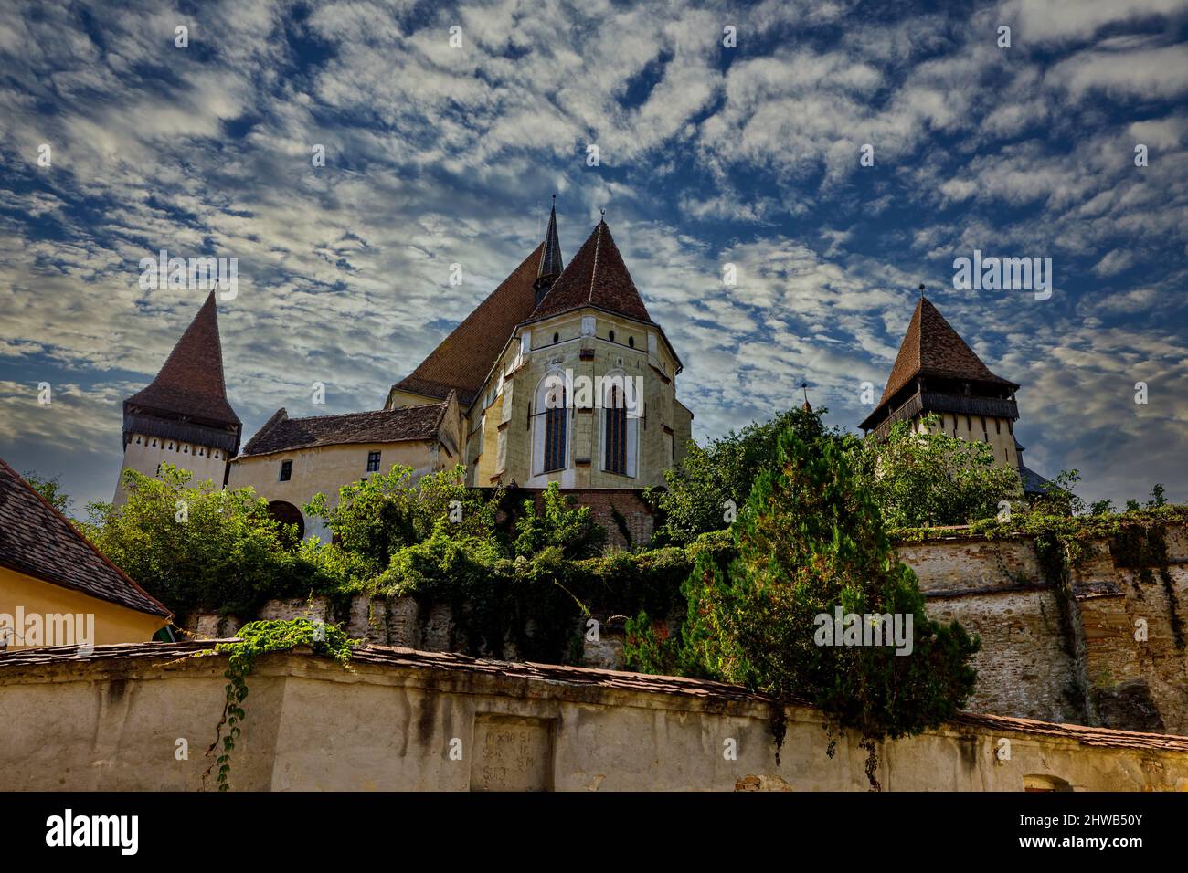 The historic castle church of Biertan in Romania Stock Photo - Alamy