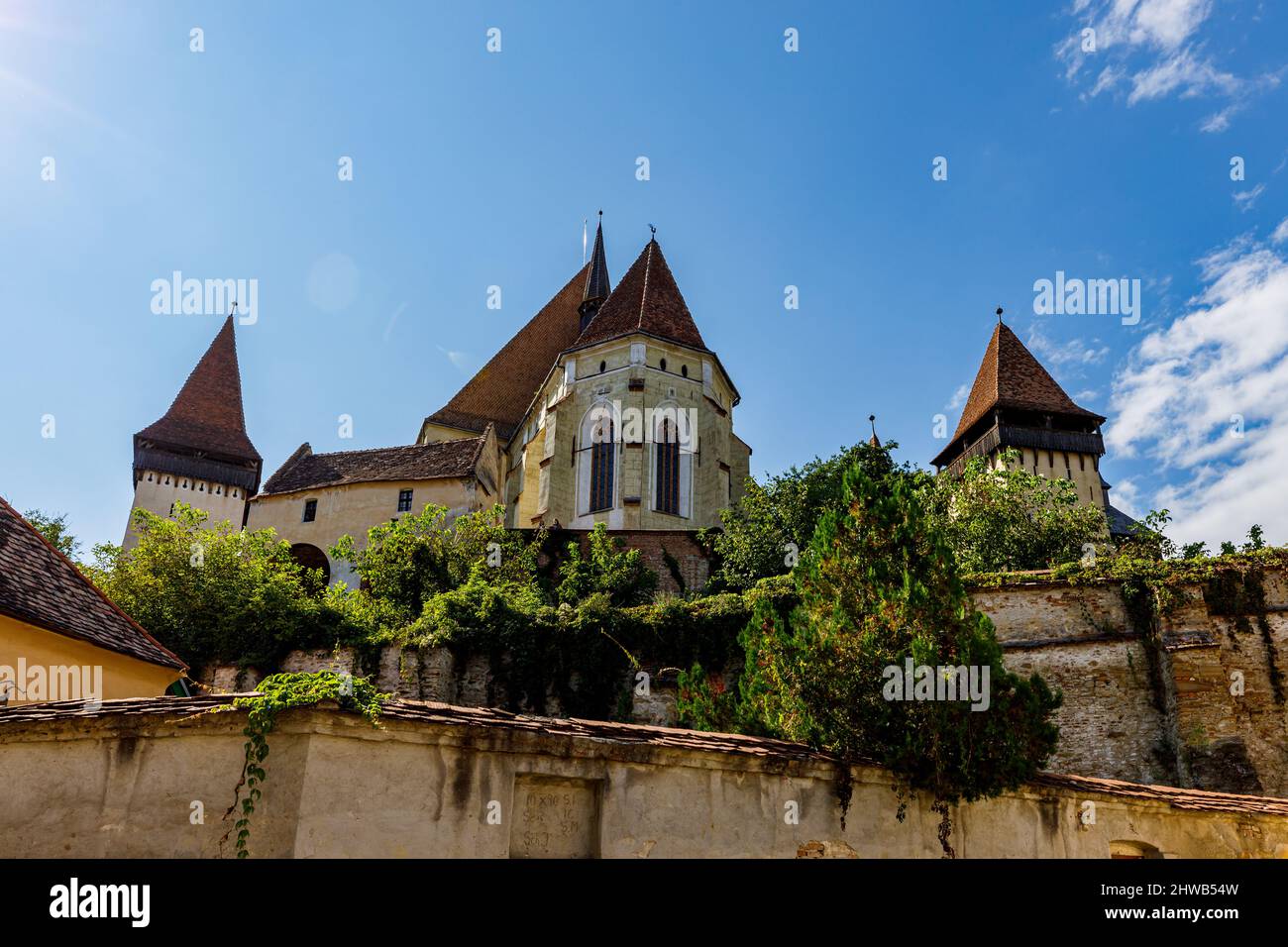 The historic castle church of Biertan in Romania Stock Photo - Alamy