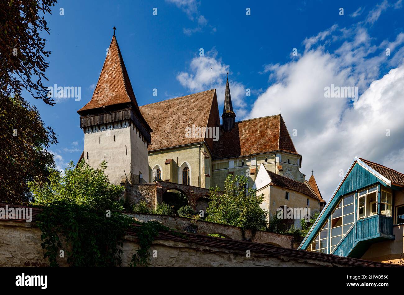 The historic castle church of Biertan in Romania Stock Photo - Alamy