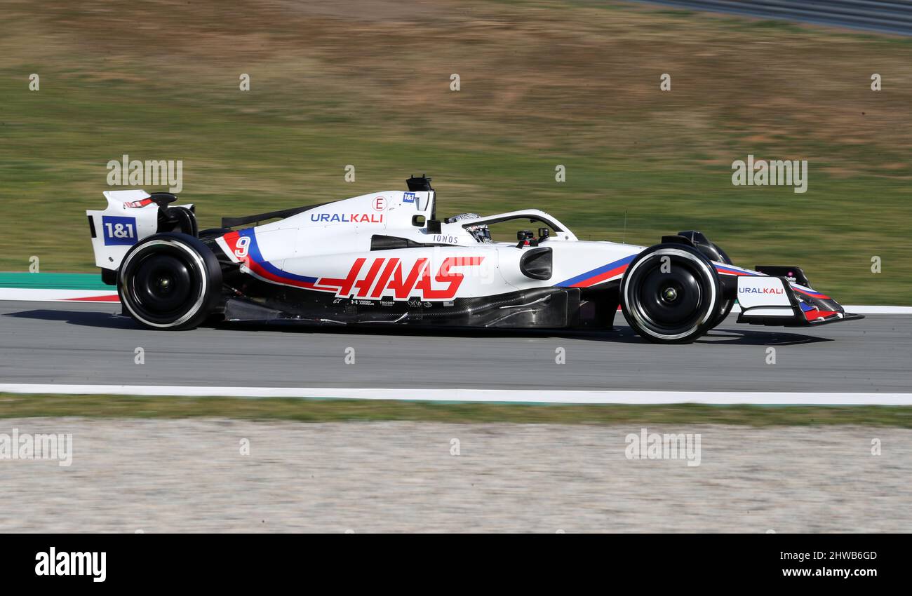 File photo dated 23-02-2022 of Haas-Ferrari's Nikita Mazepin. Haas have ...