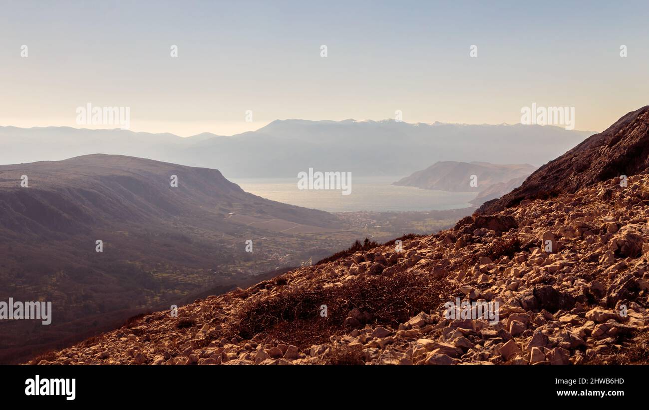 Spring in the dalmatian islands Stock Photo - Alamy