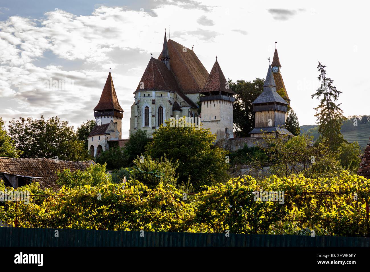 The historic castle church of Biertan in Romania Stock Photo - Alamy