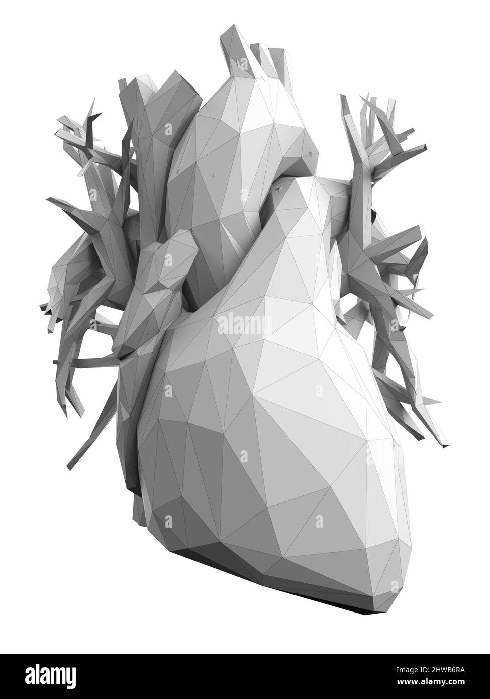 Heart, abstract illustration Stock Photo - Alamy