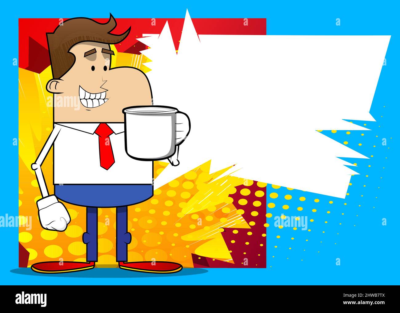 Man brew coffee Stock Vector Images - Alamy