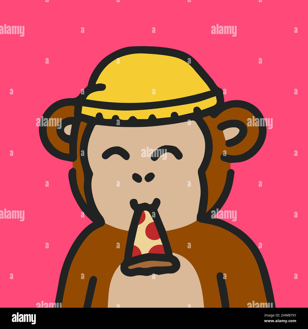 Unique pizza Stock Vector Images - Alamy