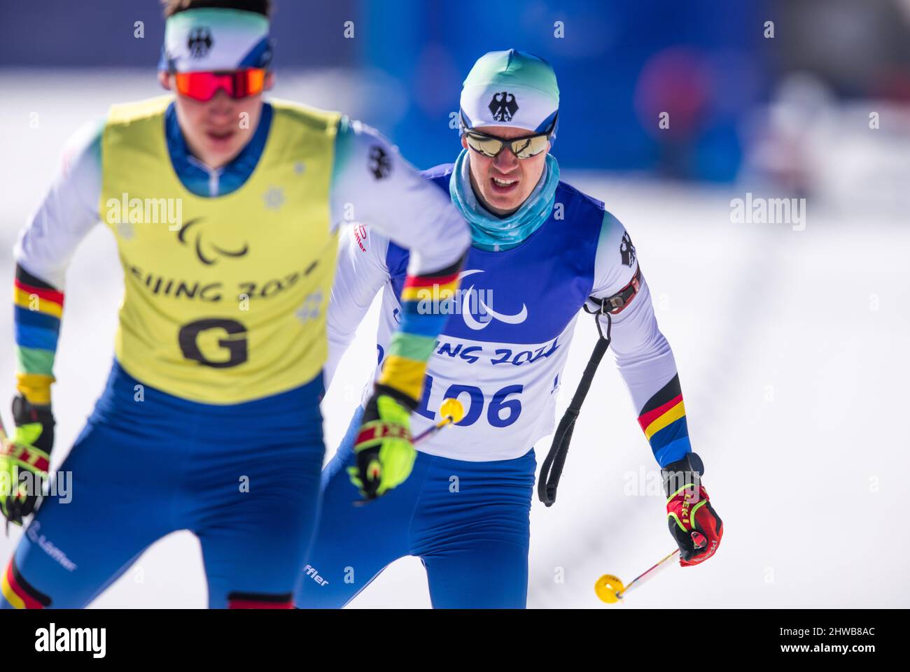 Nico messinger with guide robin wunderle hi-res stock photography and ...