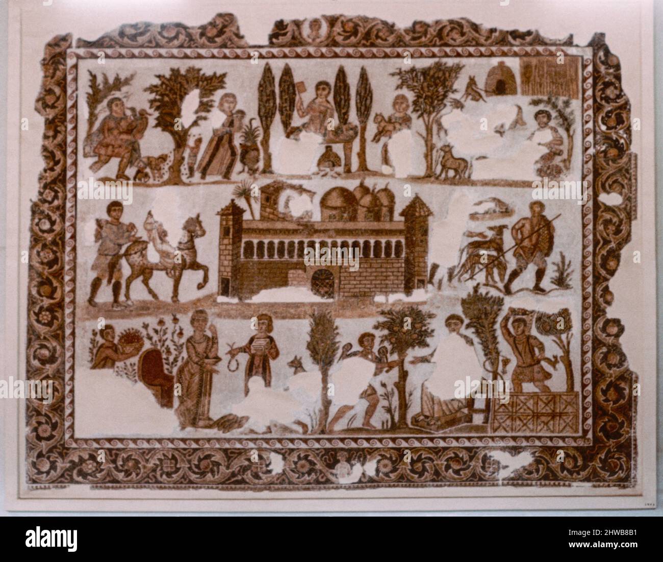 Archive scan of Archaeological Site in Carthage. Ruins of the capital ...