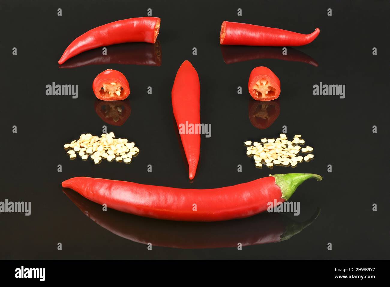 Chili smiley hi-res stock photography and images - Alamy