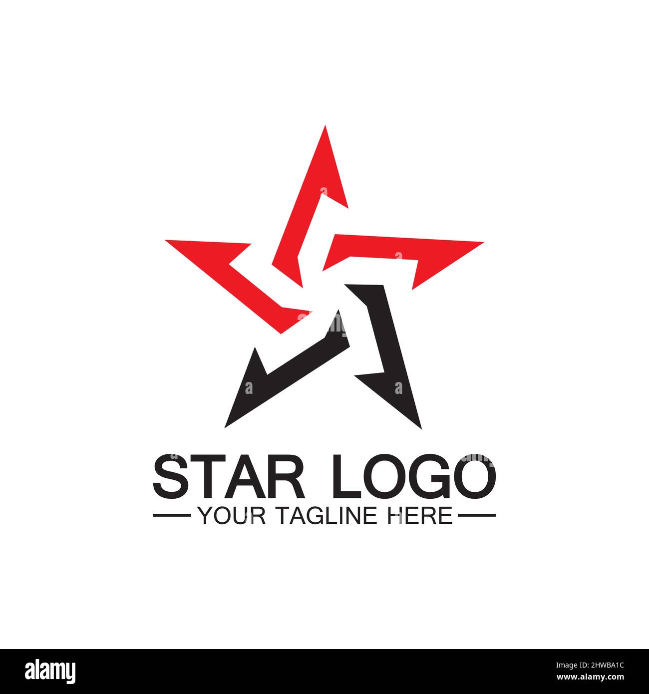 star logo template vector icon illustration design-vector Stock Vector ...