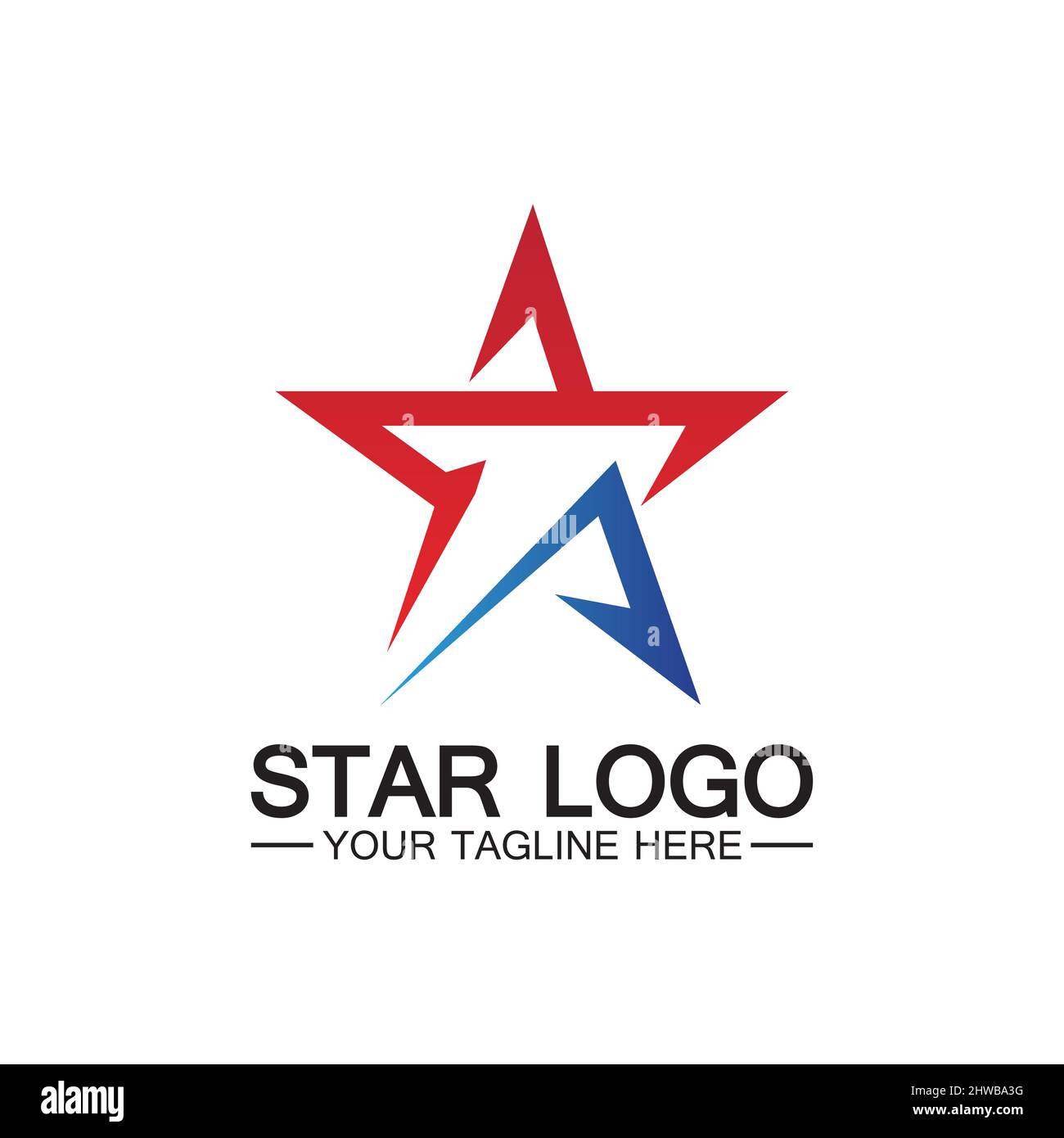 star logo template vector icon illustration design-vector Stock Vector ...