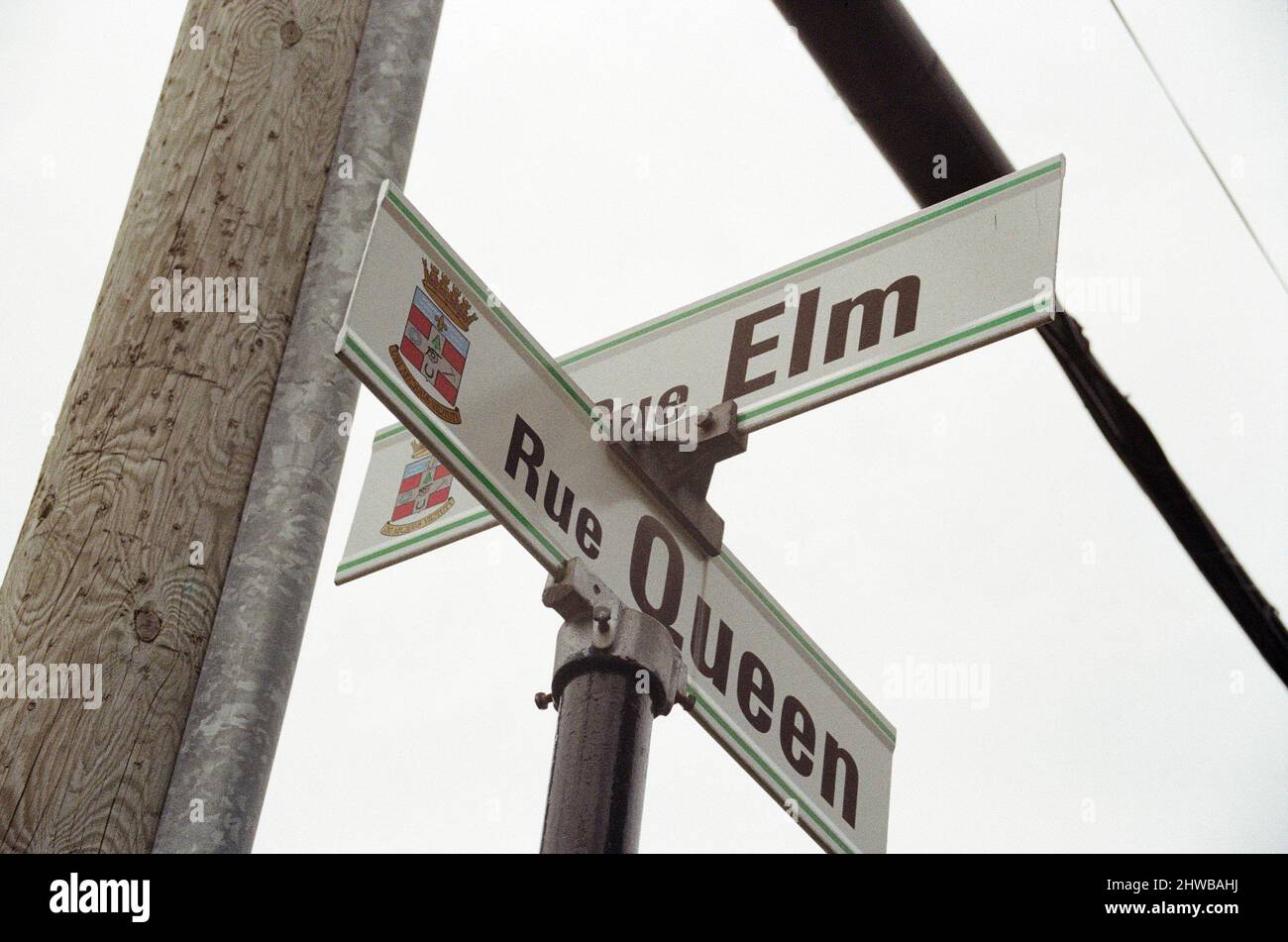 Street Signs Intersections Stock Photo - Alamy