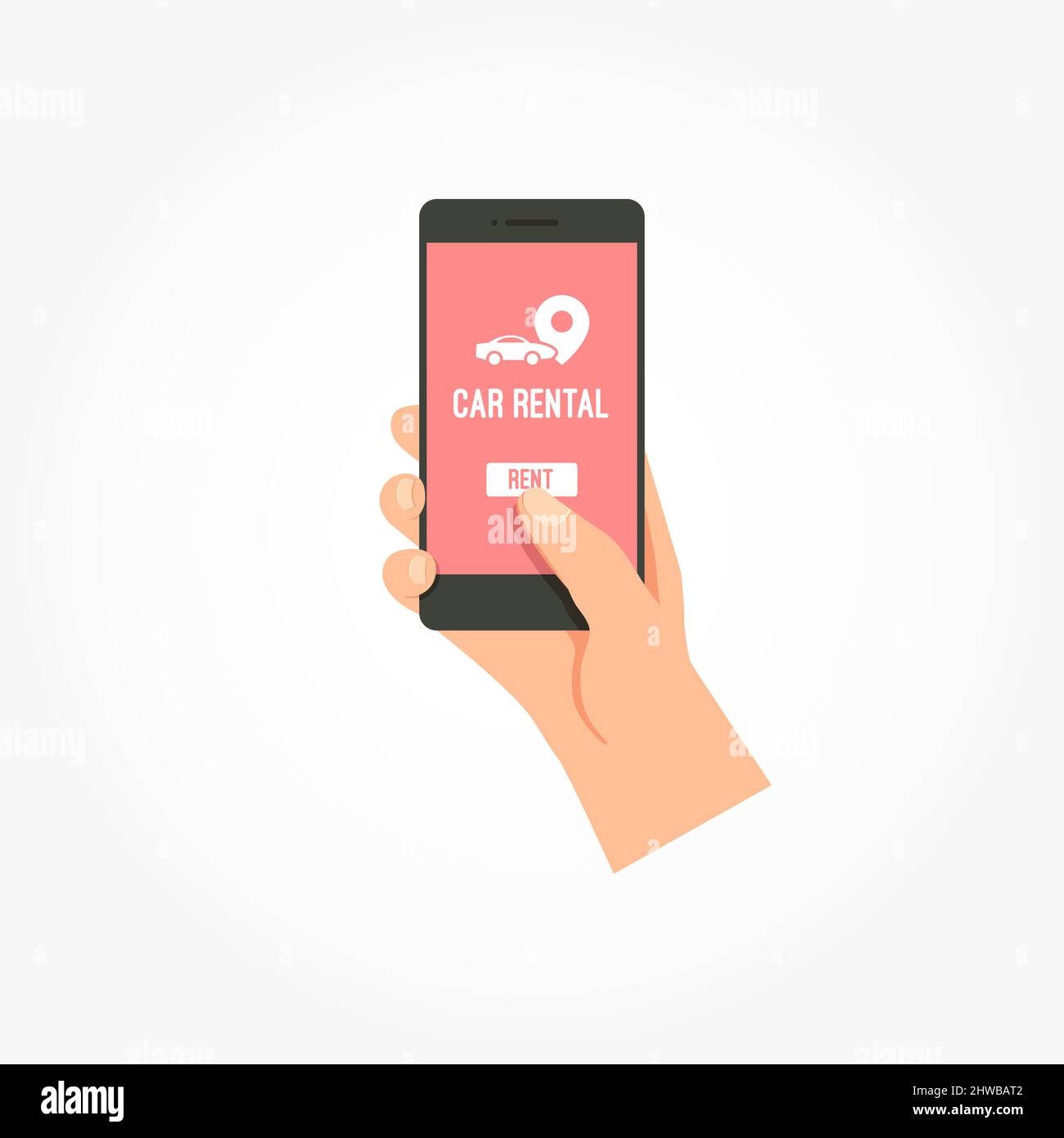 Car rental logo vector vectors hi-res stock photography and images - Alamy